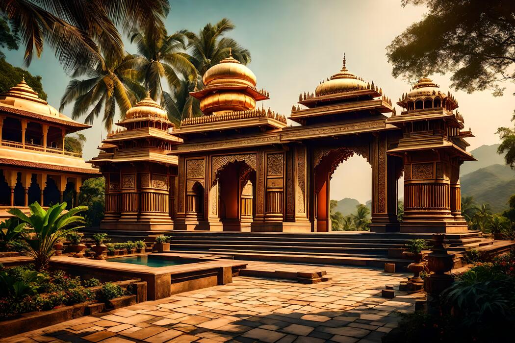 Indian Temple Stock Photos, Images and Backgrounds for Free Download