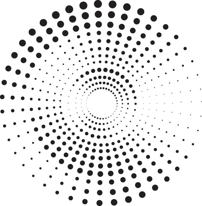 Dotted Circle Pattern Vector Art, Icons, and Graphics for Free Download