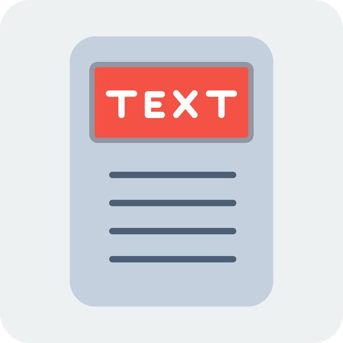 Text Icon Vector Art, Icons, and Graphics for Free Download