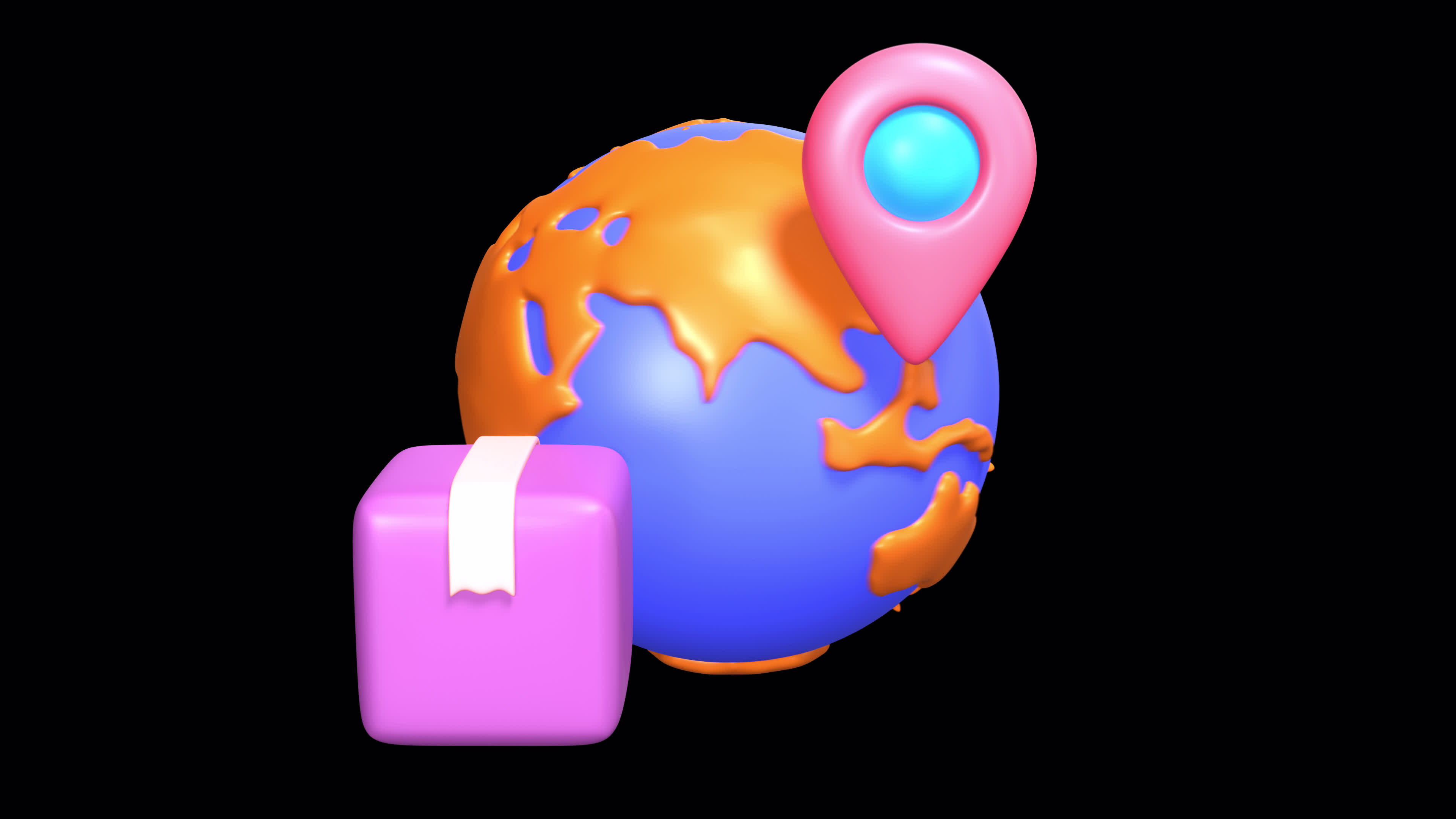 Location 3D animation, featuring 2 animation styles, rotating, and in ...