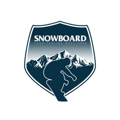 Snowboard Logo Vector Art, Icons, and Graphics for Free Download