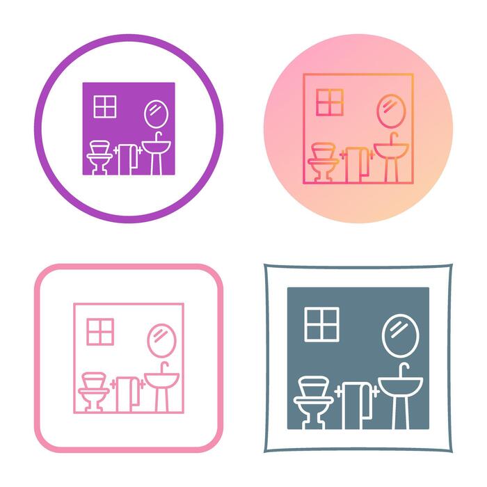 Bathroom Icon Vector Art, Icons, and Graphics for Free Download