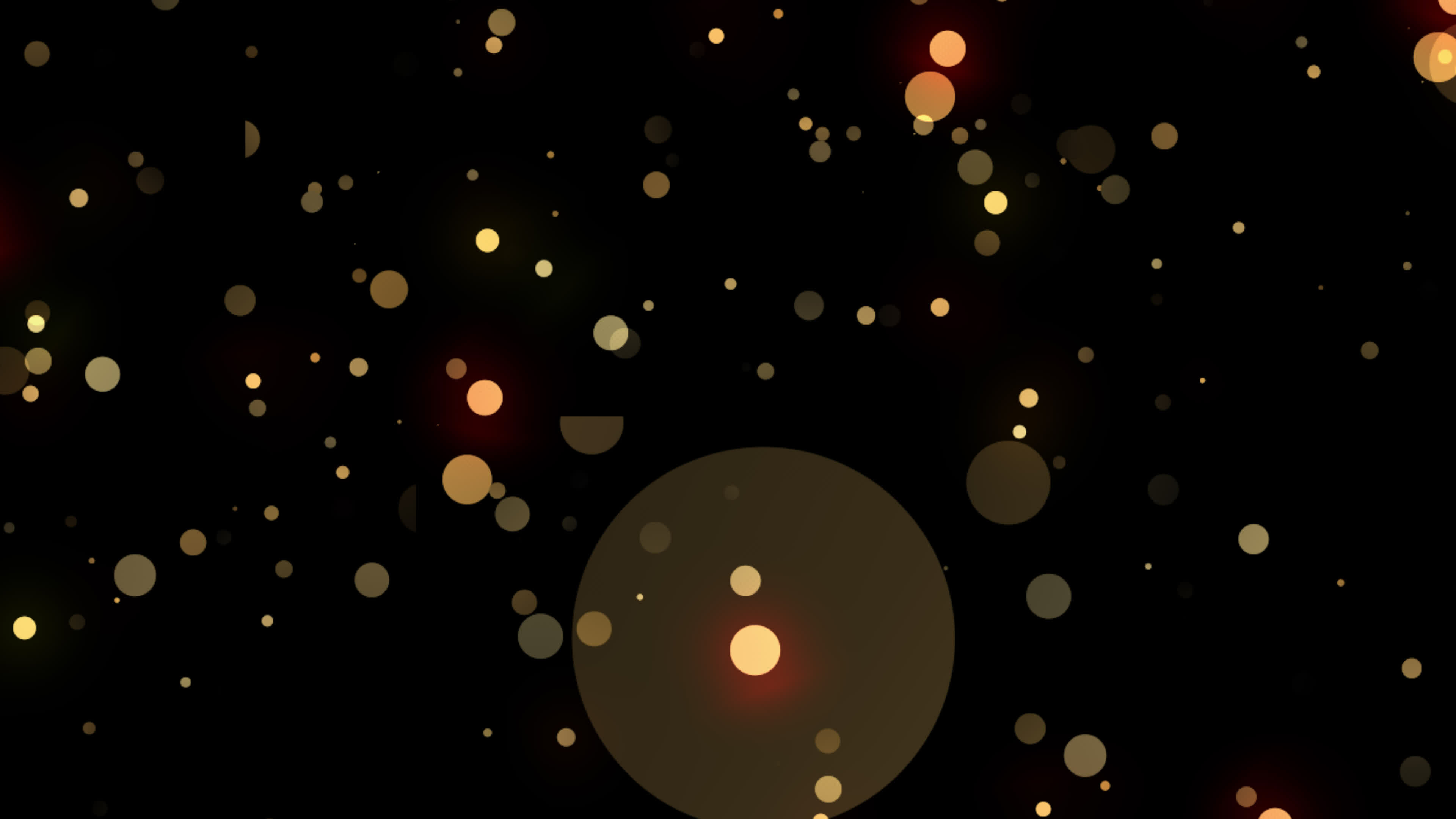 Bokeh shining colorful particles. Shimmering Glittering Particles loop animation with Alpha ...