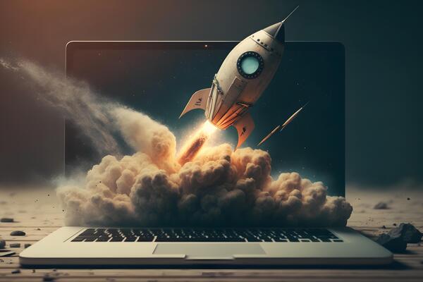Rocket Computer Stock Photos, Images and Backgrounds for Free Download