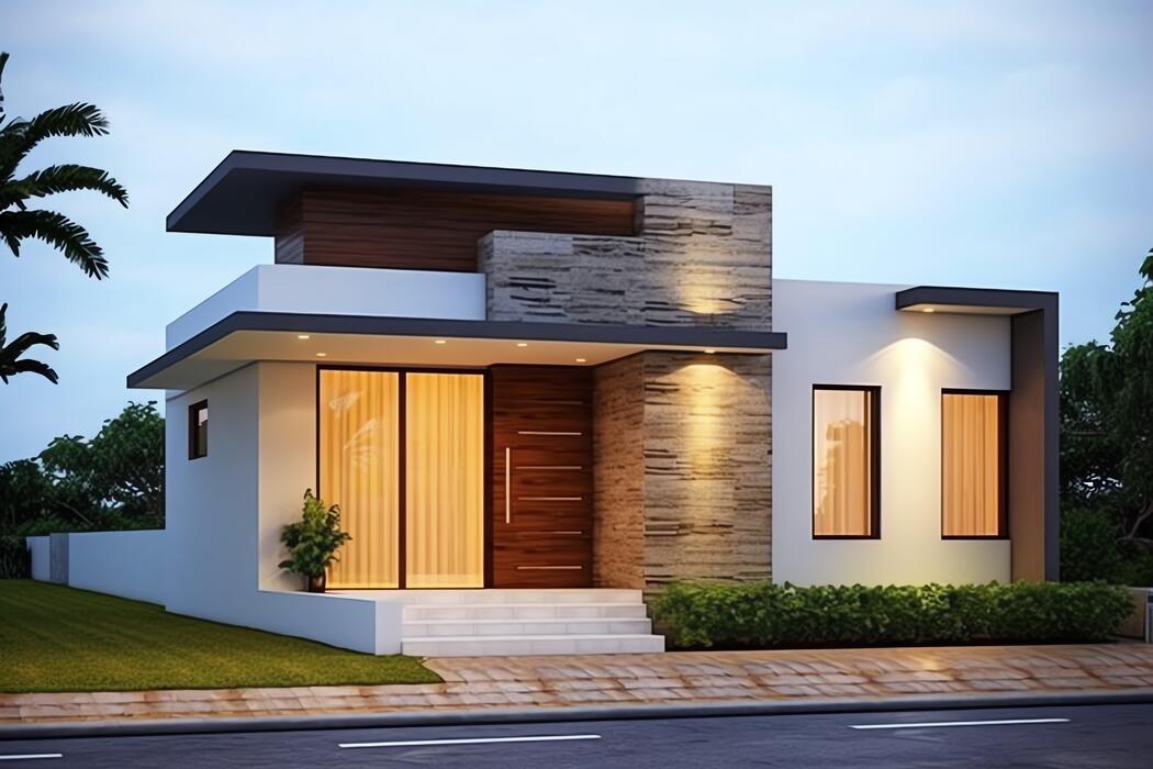 Minimalist House Exterior Stock Photos, Images and Backgrounds for Free ...