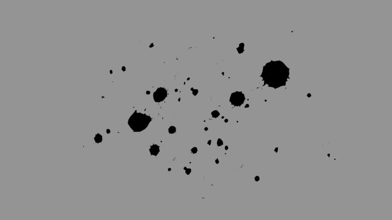 Gritty Ink Stain Splat Overlay Animation with Transparent Background 31382816 Stock Video at ...