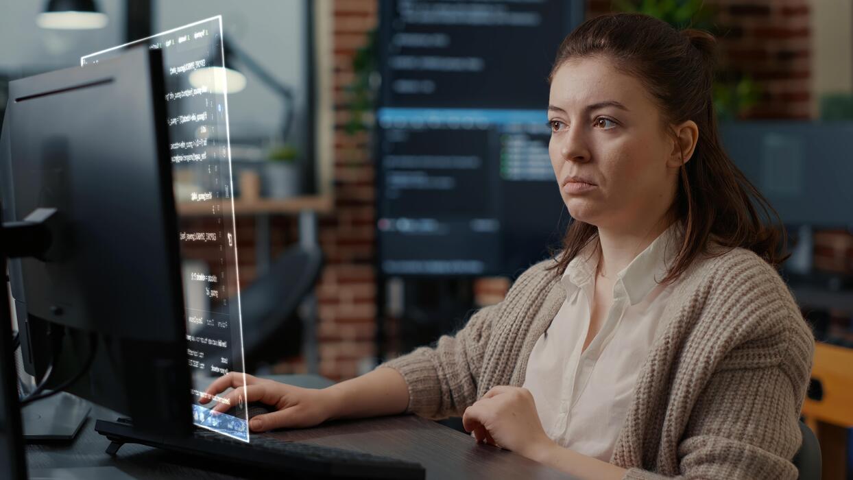 Woman Programmer Stock Photos, Images and Backgrounds for Free Download