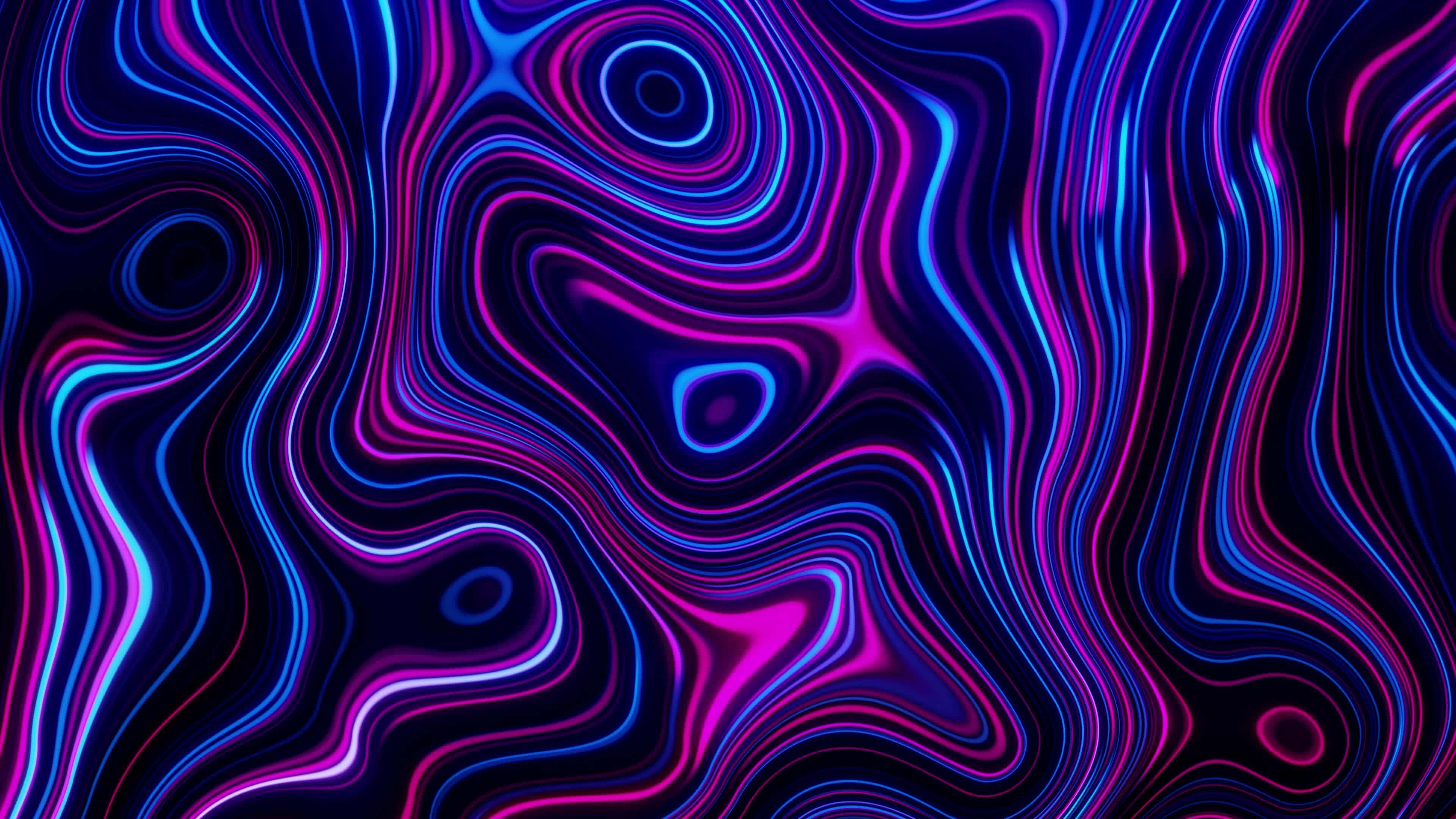 Warp Tunnel Wormhole Moving In Hyperspace Abstract Blue Energy Vortex
