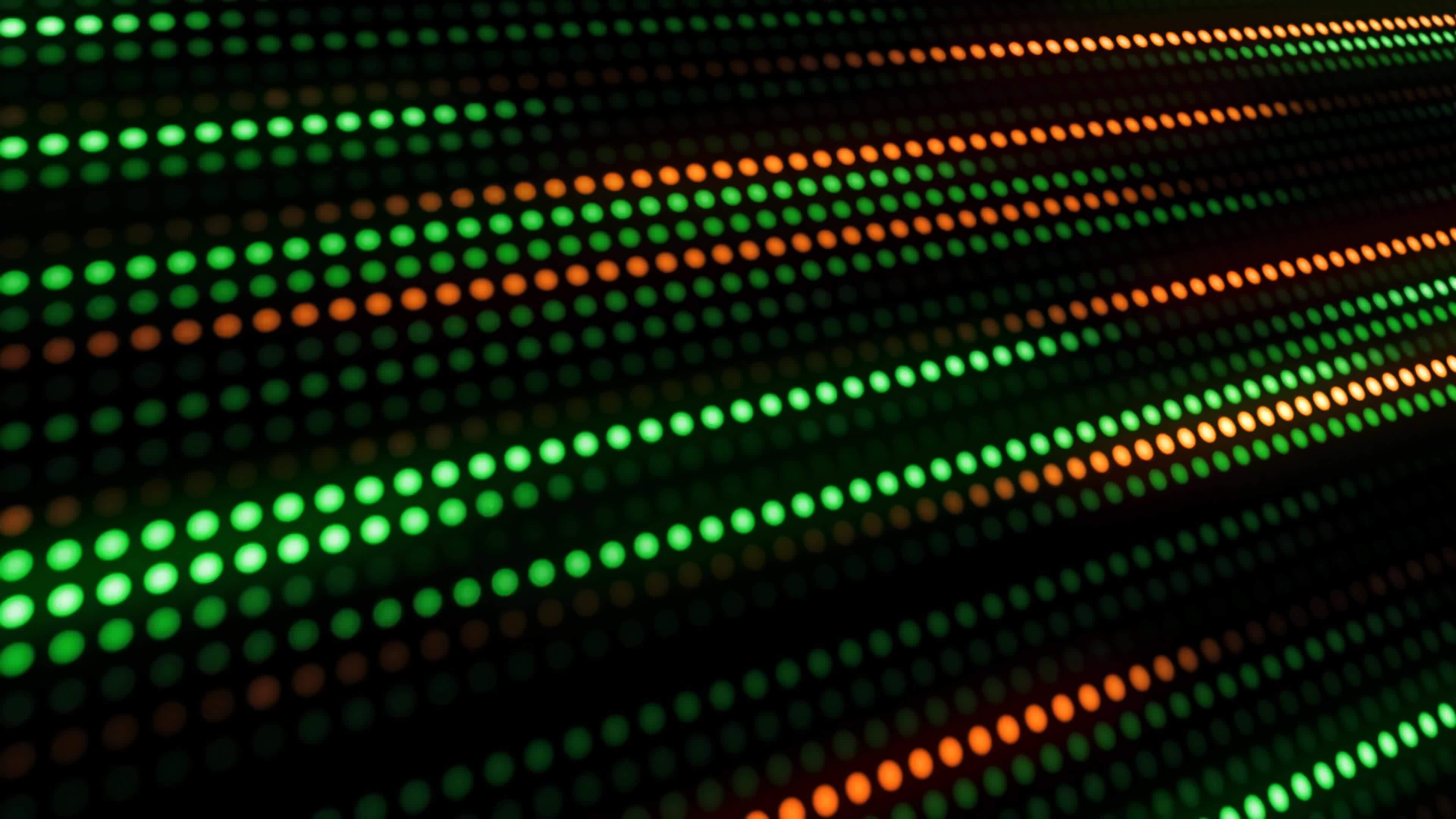 Abstract Background With Animation Of Flicker And Moving Patterns From Clear Colorful Circles