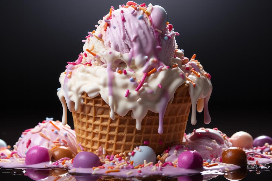 Ice Cream Drip Stock Photos, Images and Backgrounds for Free Download