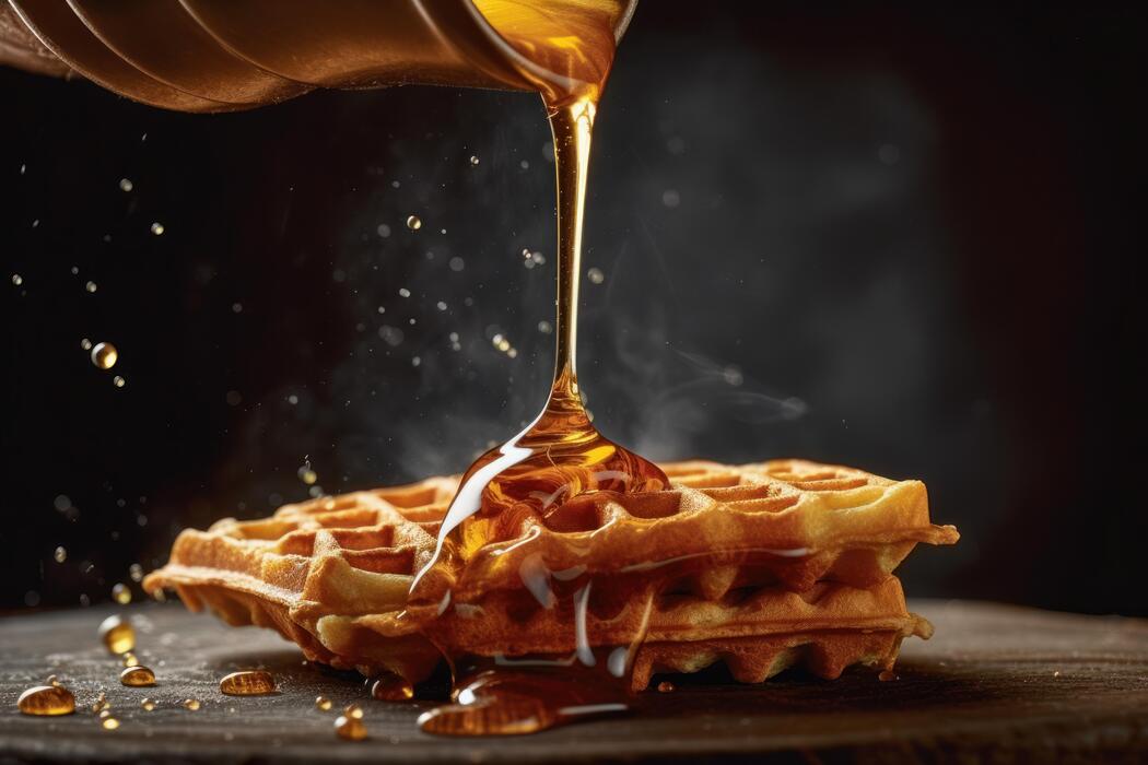 Waffle Syrup Stock Photos, Images and Backgrounds for Free Download