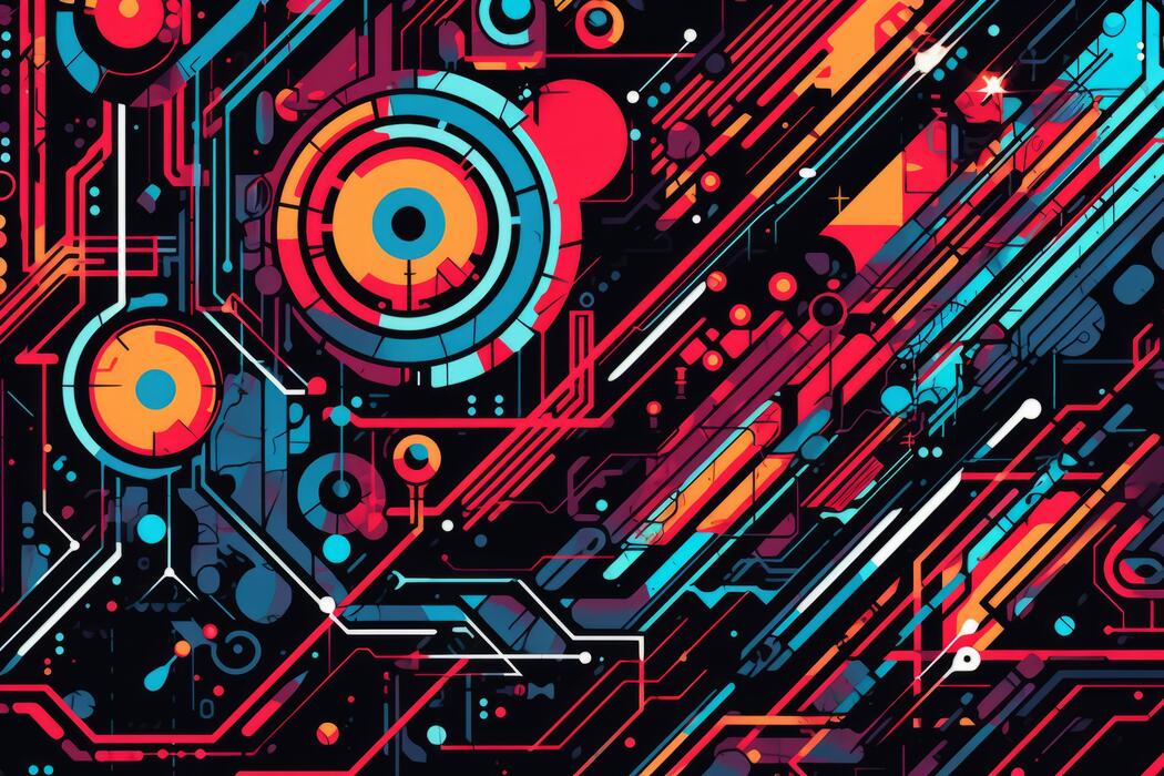 Cyberpunk Pattern Stock Photos, Images and Backgrounds for Free Download