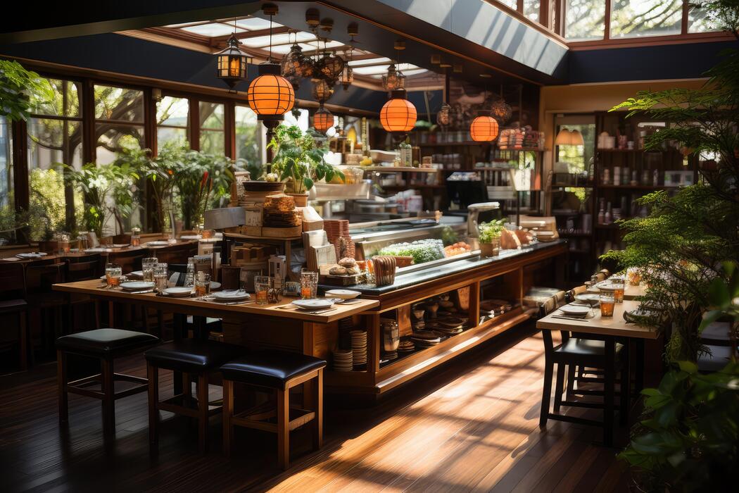 Japanese Restaurant Stock Photos, Images and Backgrounds for Free Download