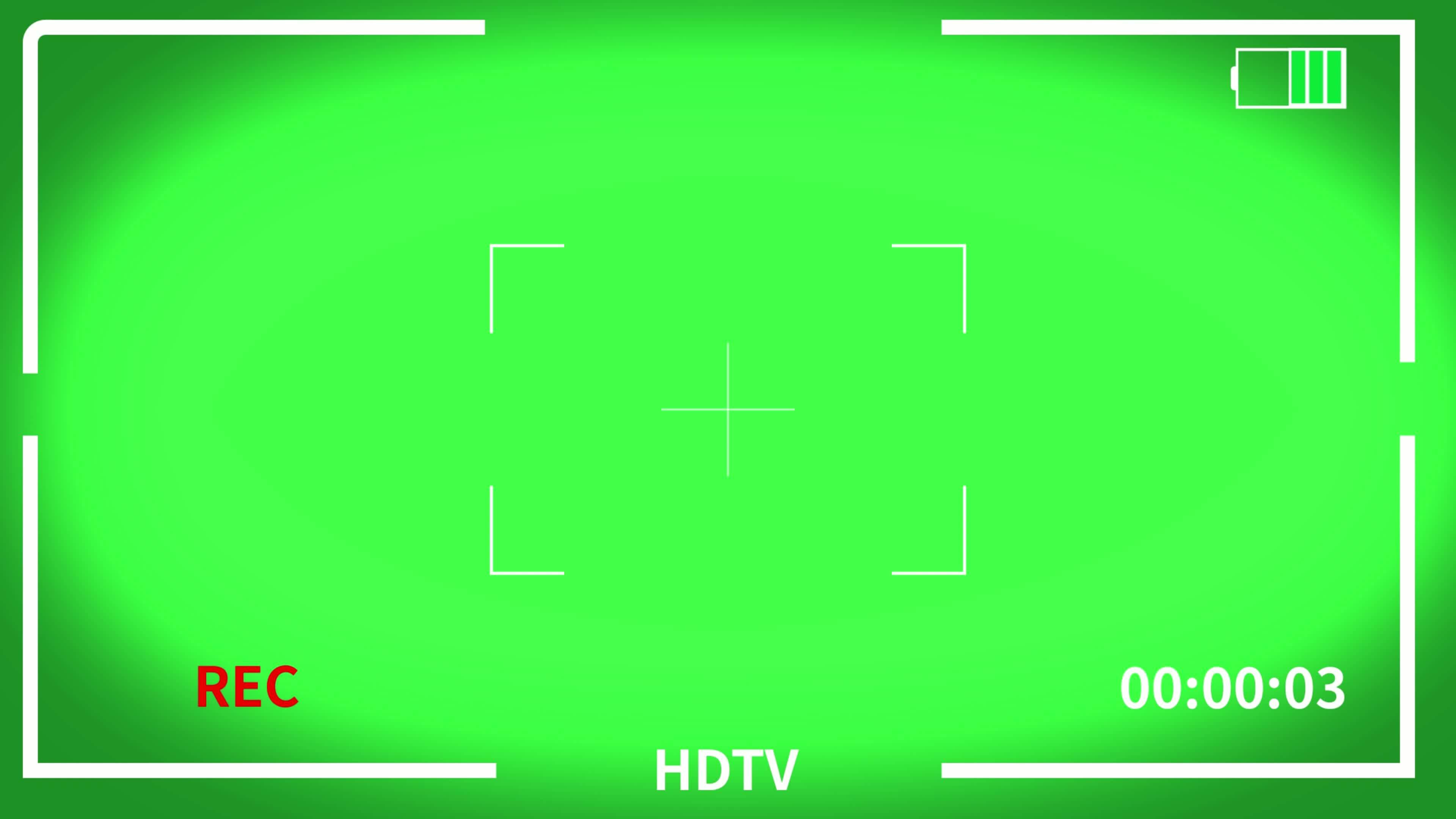 Camera Recording with green screen in looping mode - TV recorder - Free video 31703850 Stock ...