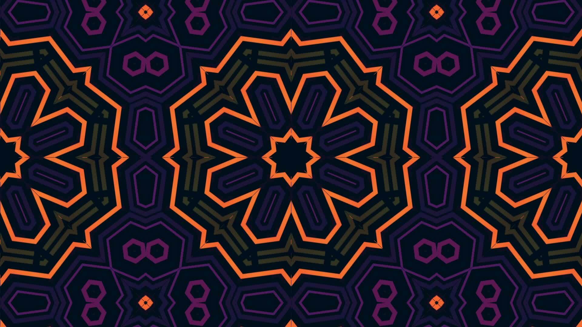 Futuristic Tech Kaleidoscope Geometric Seamless Infinite Loop Vj Loop Motion 31705858 Stock