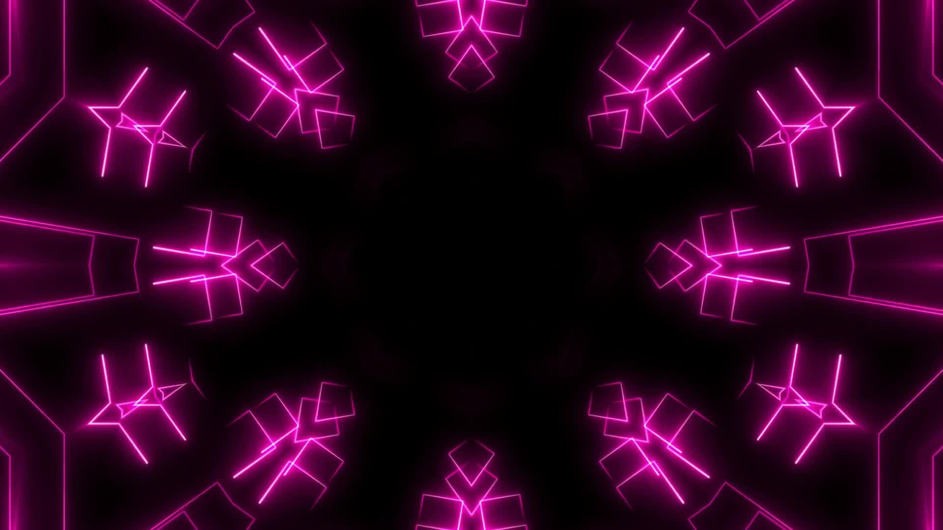 Futuristic Tech Kaleidoscope Geometric Seamless Infinite Loop Vj Loop