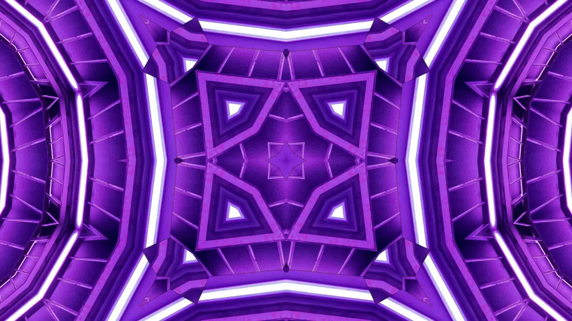 Futuristic Tech Kaleidoscope Geometric Seamless Infinite Loop Vj Loop Motion 31705861 Stock