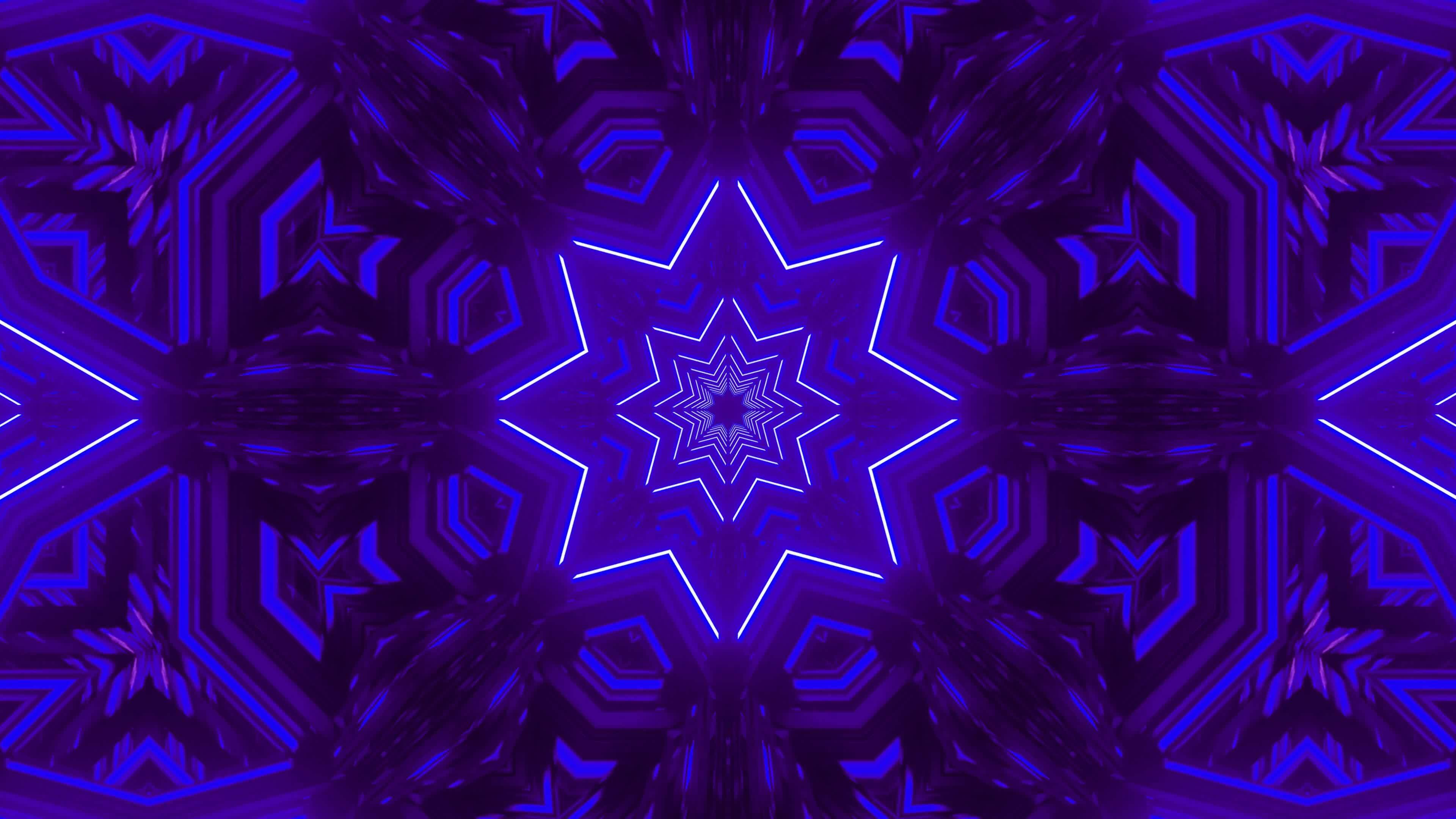 Futuristic Tech Kaleidoscope Geometric Seamless Infinite Loop Vj Loop Motion 31705864 Stock