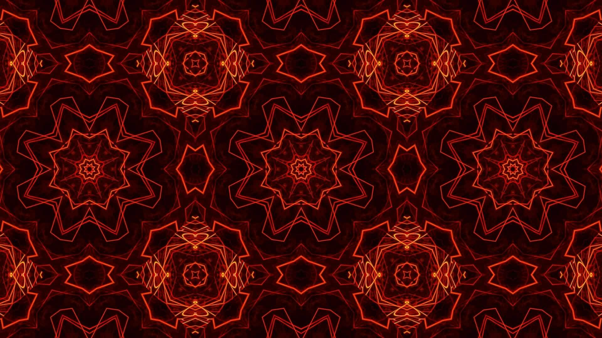 Futuristic Tech Kaleidoscope Geometric Seamless Infinite Loop Vj Loop
