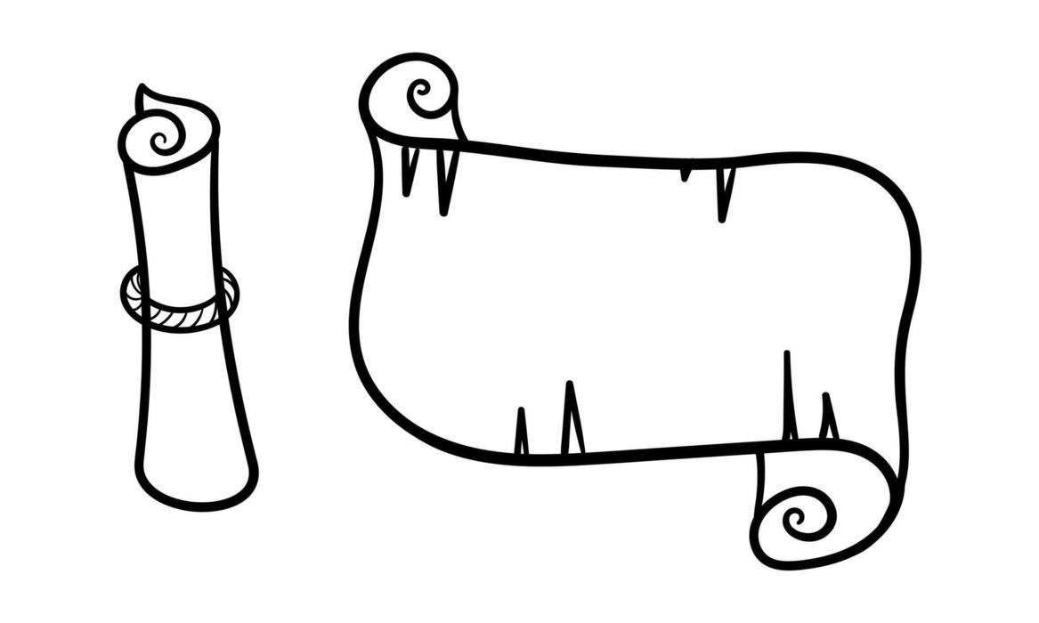 Scroll Outline Vector Art, Icons, and Graphics for Free Download