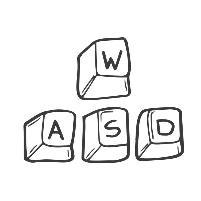 Wasd Keys Vector Art, Icons, and Graphics for Free Download