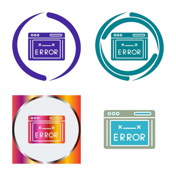 Error Sign Icon Vector Art, Icons, and Graphics for Free Download