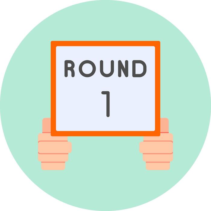 Round 1 Vector Art, Icons, and Graphics for Free Download