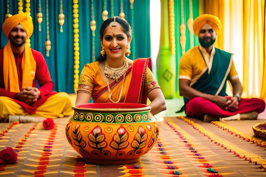Haldi Ceremony Stock Photos, Images and Backgrounds for Free Download