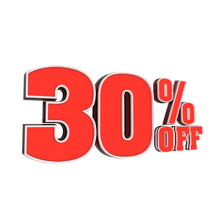 30 Percent Off PNGs for Free Download