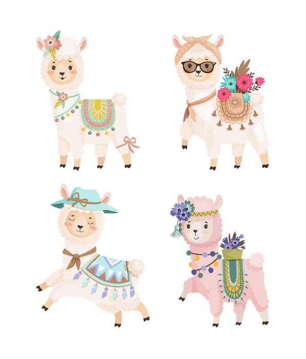 Llama Vector Art, Icons, and Graphics for Free Download