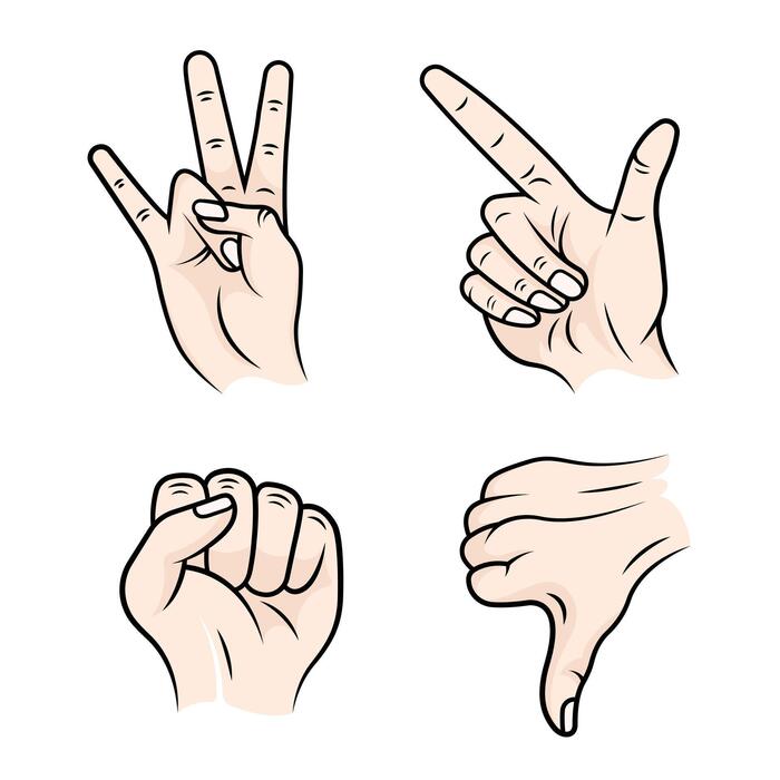 British Sign Language Vector Art, Icons, and Graphics for Free Download