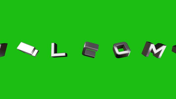Text Effect Green Screen Stock Video Footage for Free Download