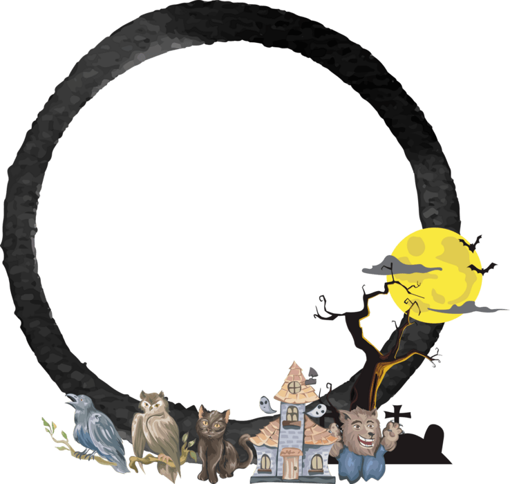 Spooky Border PNGs for Free Download