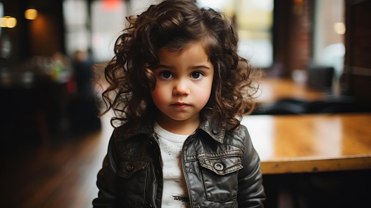 Little Girl Curly Hair Stock Photos, Images and Backgrounds for Free ...