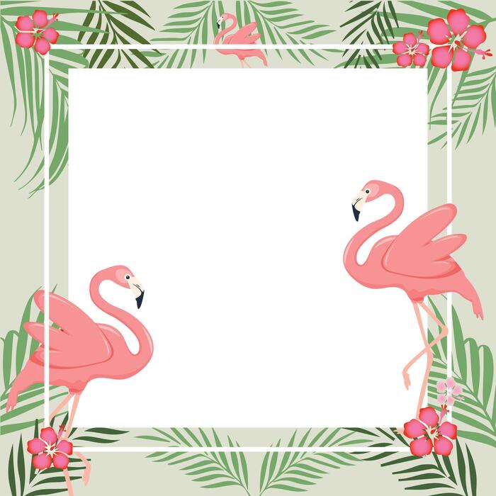 Flamingo Border Vector Art, Icons, and Graphics for Free Download