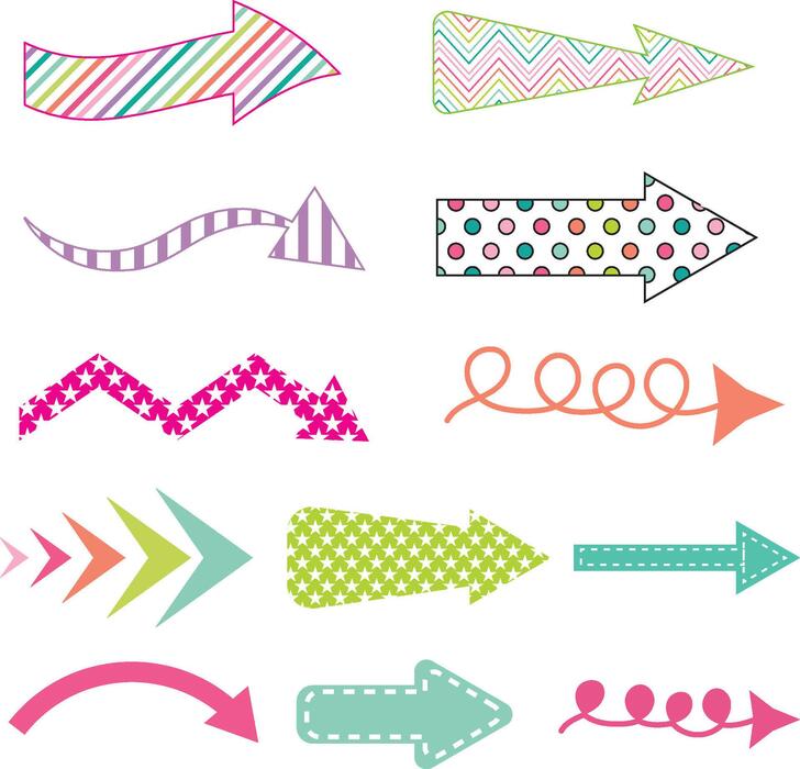 Pretty Arrow Vector Art, Icons, and Graphics for Free Download