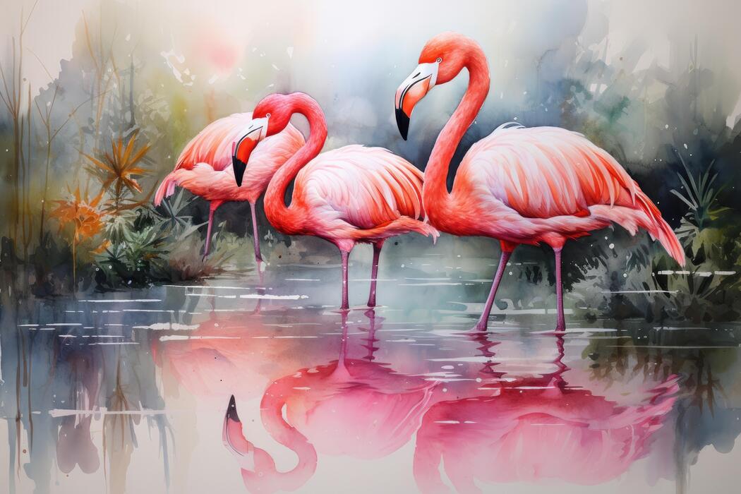 Flamingo Watercolor Stock Photos, Images and Backgrounds for Free Download