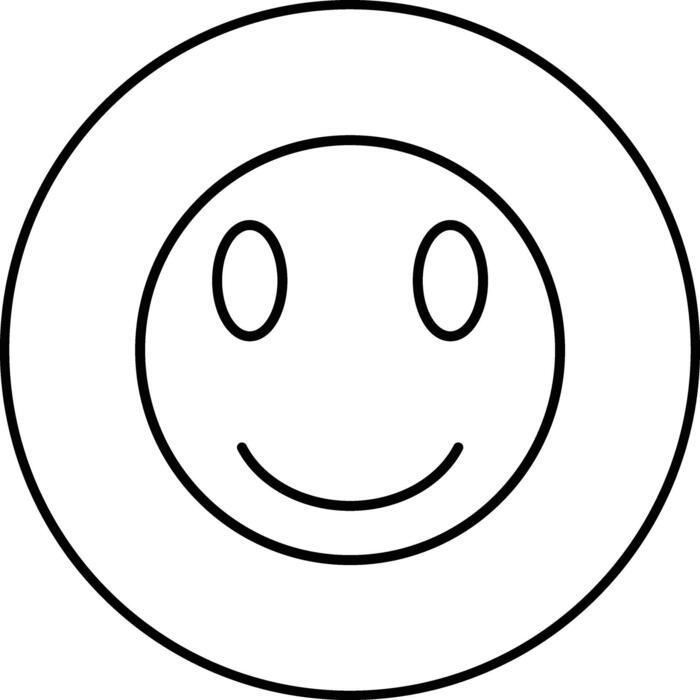 Smiley Outline Vector Art, Icons, and Graphics for Free Download