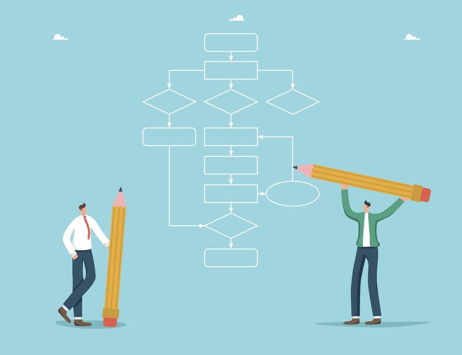 Work Flow Chart Vector Art, Icons, and Graphics for Free Download