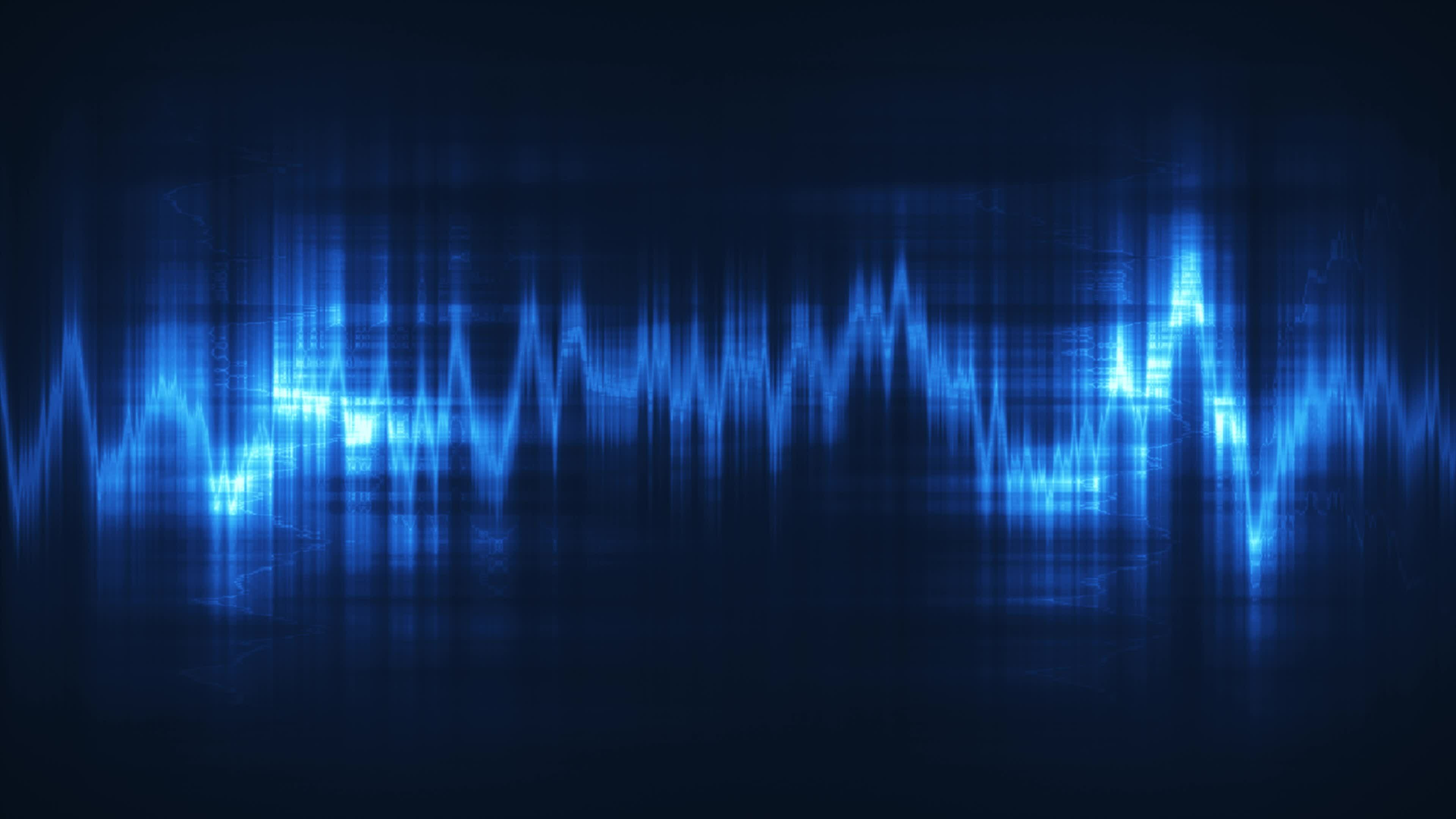 Abstract Blue Energy Equalizer Abstract Background Seamless Loop