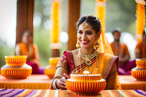 Haldi Ceremony Stock Photos, Images and Backgrounds for Free Download