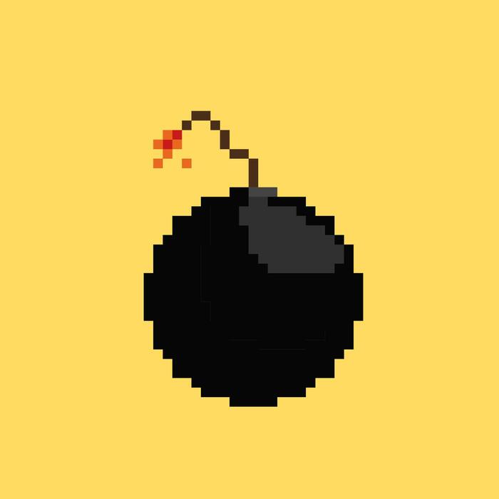 Pixel Bomb Vector Art, Icons, and Graphics for Free Download