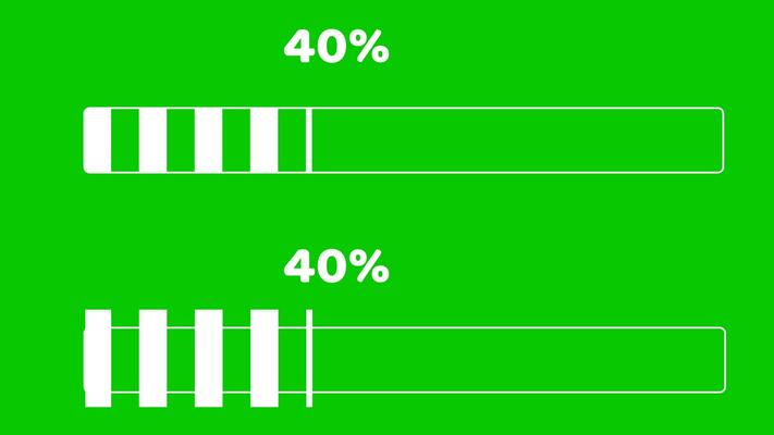 Progress Bar Green Screen Stock Video Footage for Free Download