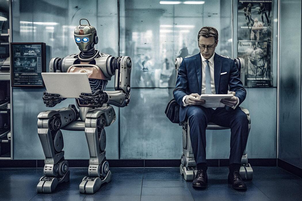 Man And Robot Stock Photos, Images and Backgrounds for Free Download