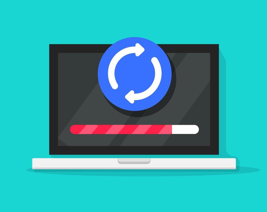 Computer Update Vector Art, Icons, and Graphics for Free Download