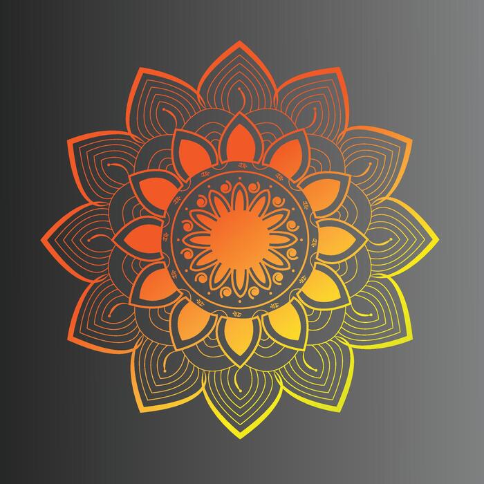Simple Mandala Vector Art, Icons, and Graphics for Free Download