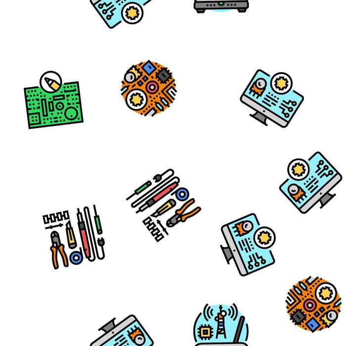 Technology Pattern Vector Art, Icons, and Graphics for Free Download