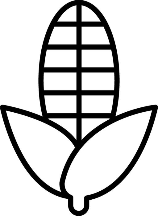 Corn Outline Vector Art, Icons, and Graphics for Free Download