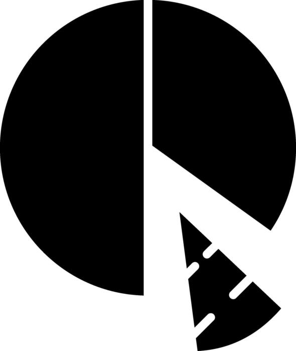 Half Pie Chart Vector Art, Icons, and Graphics for Free Download