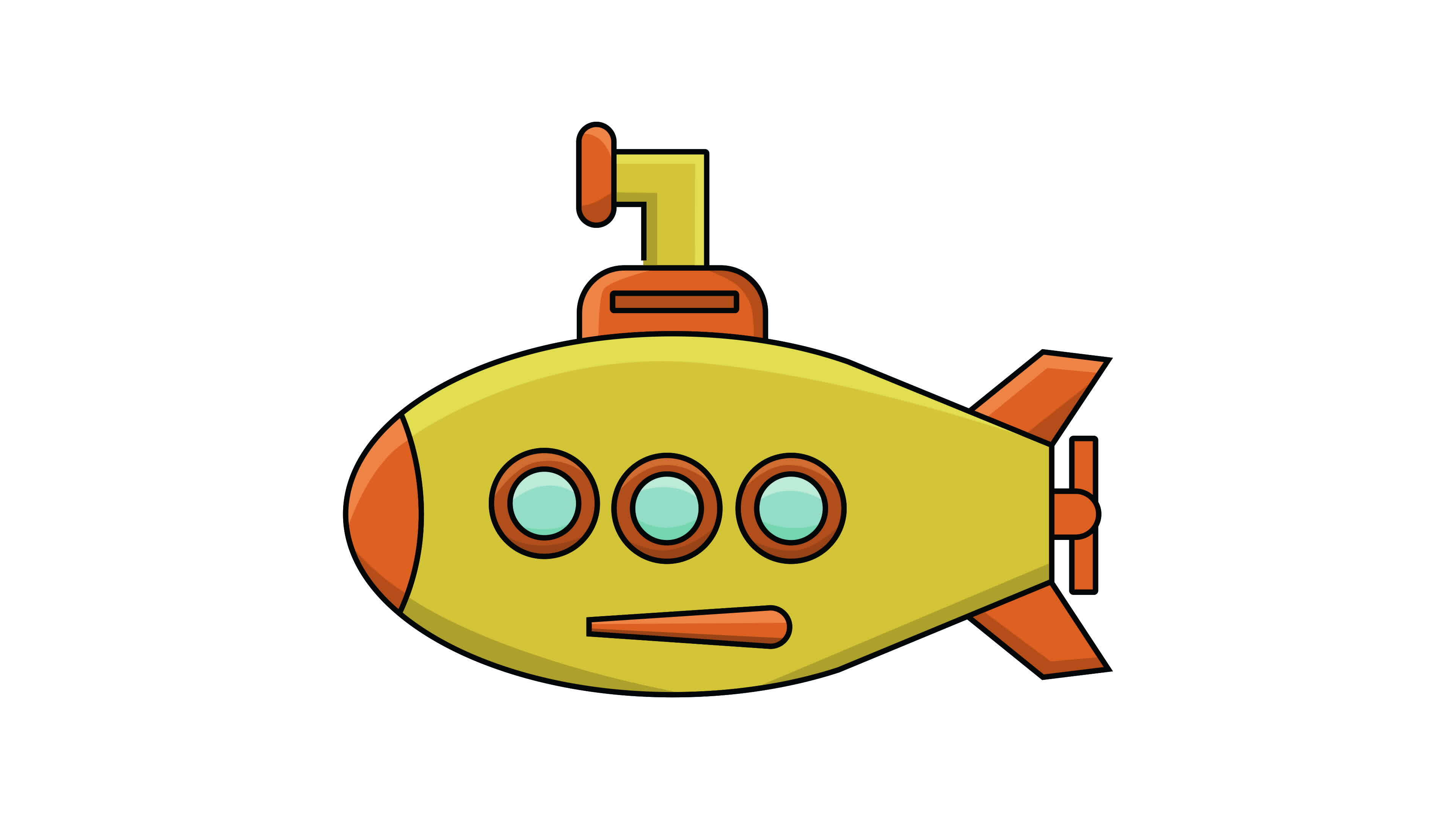 animated icon forming a submarine 32531422 Stock Video at Vecteezy